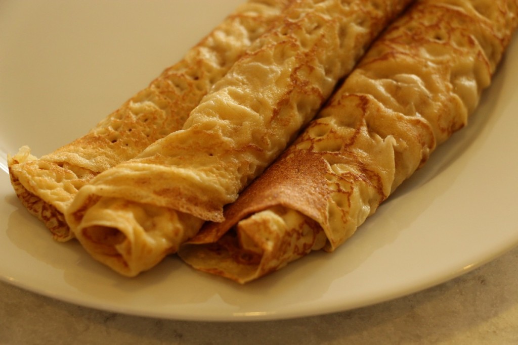 To speed things along, I sometimes use two frying pans, which keeps me ...