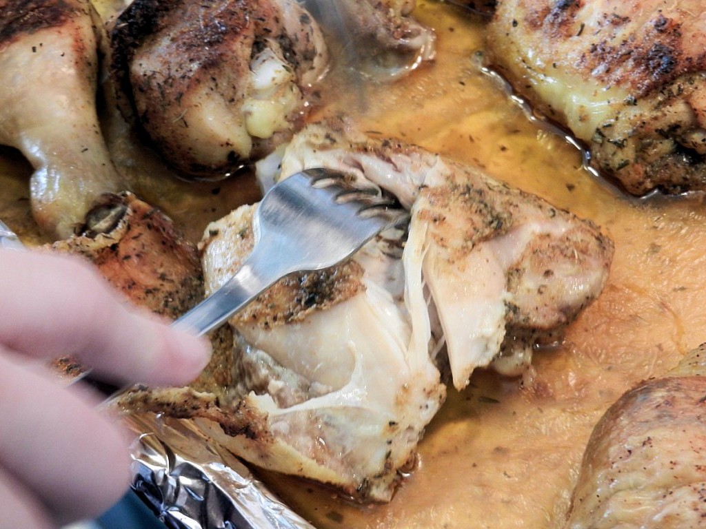 As already stated, you don’t want chicken to fall off the bones. Also ...