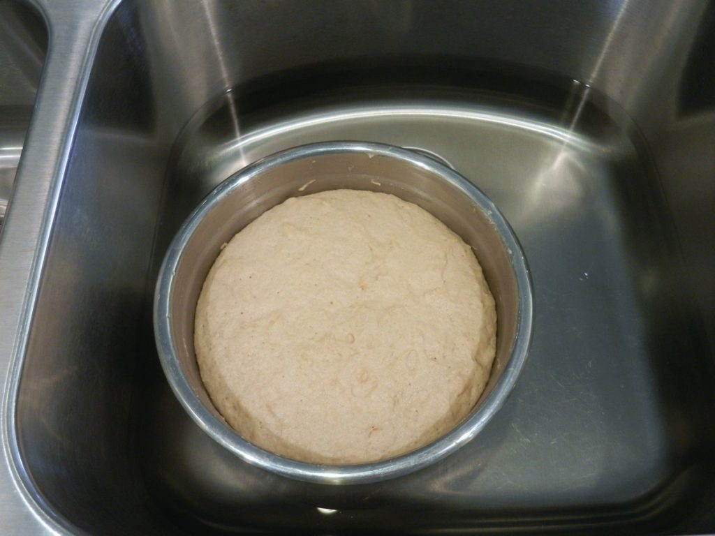 Stir to punch down the dough and the air trapped inside. Look at all ...