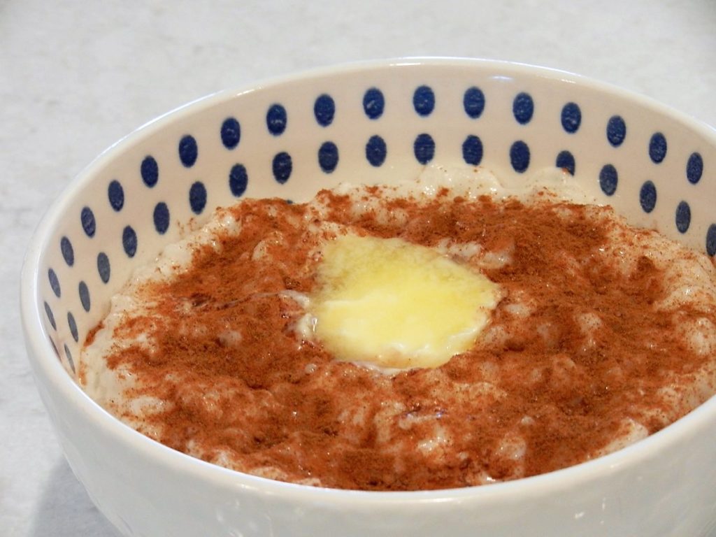 Norwegian Risengrynsgrøt, Oven Method